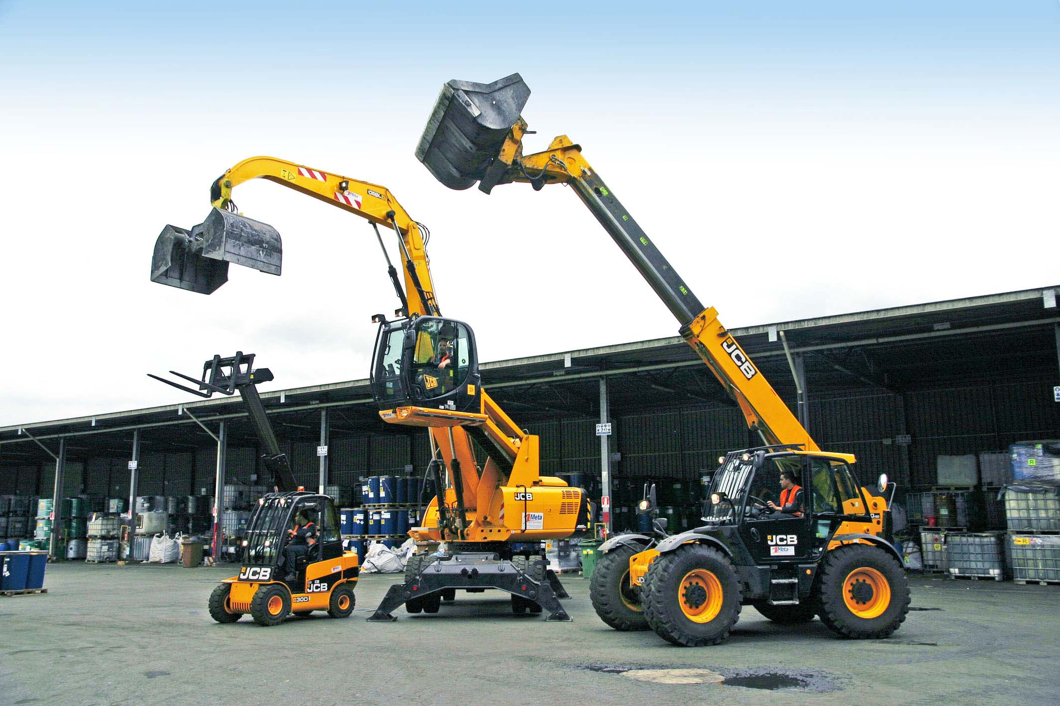 JCB e META per il primo “material handler” venduto in Italia, una prima ...